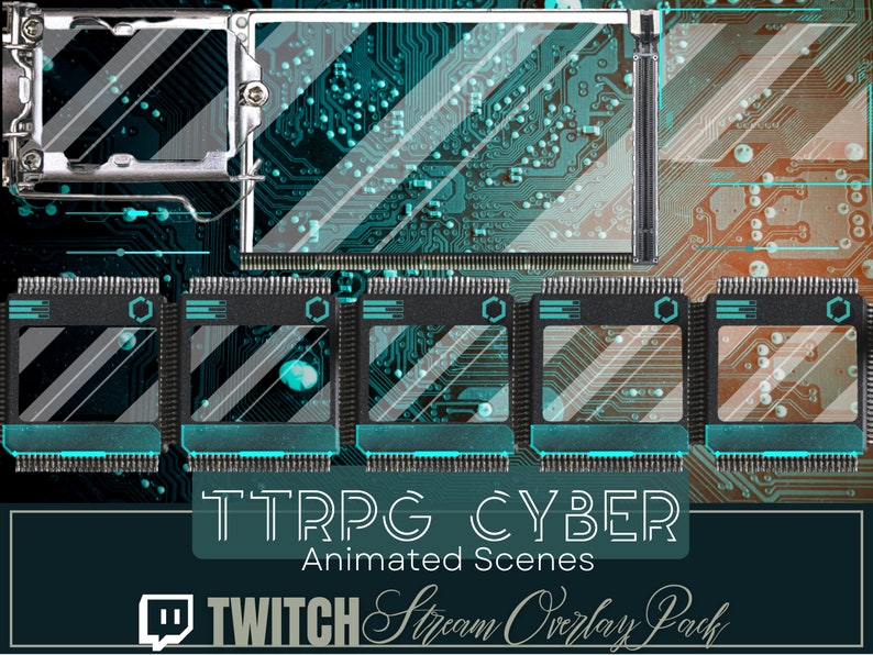 Ttrpg Overlays, Cyber Y2k Overlay, Stream Overlay, Twitch Overlay ...