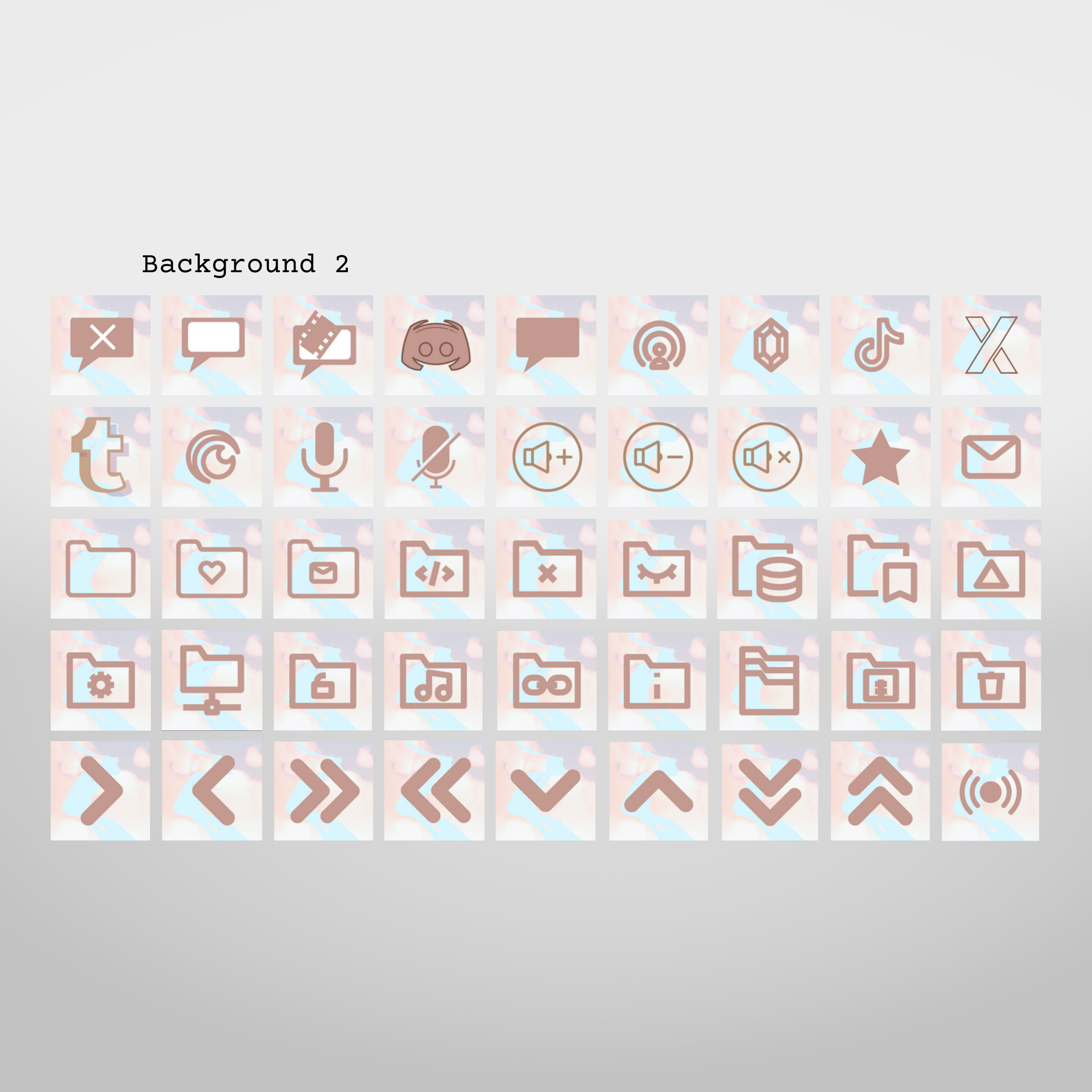 Animated Cozy Tea Pastel Stream Deck Icons Set, 800 Cute Pink Kawaii ...