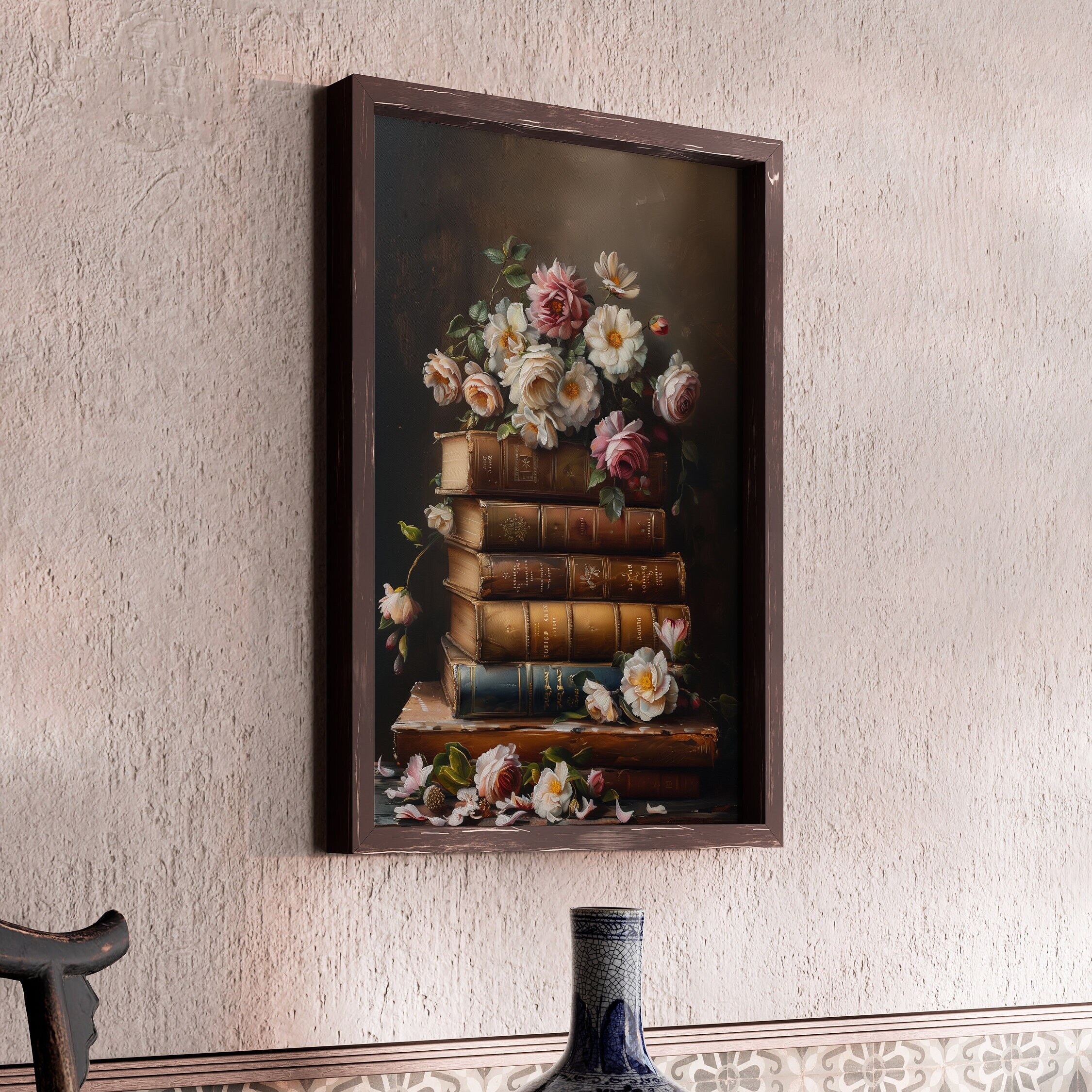 Spring Moody Wall Art Book Print Spring Print Spring Decor Dark ...