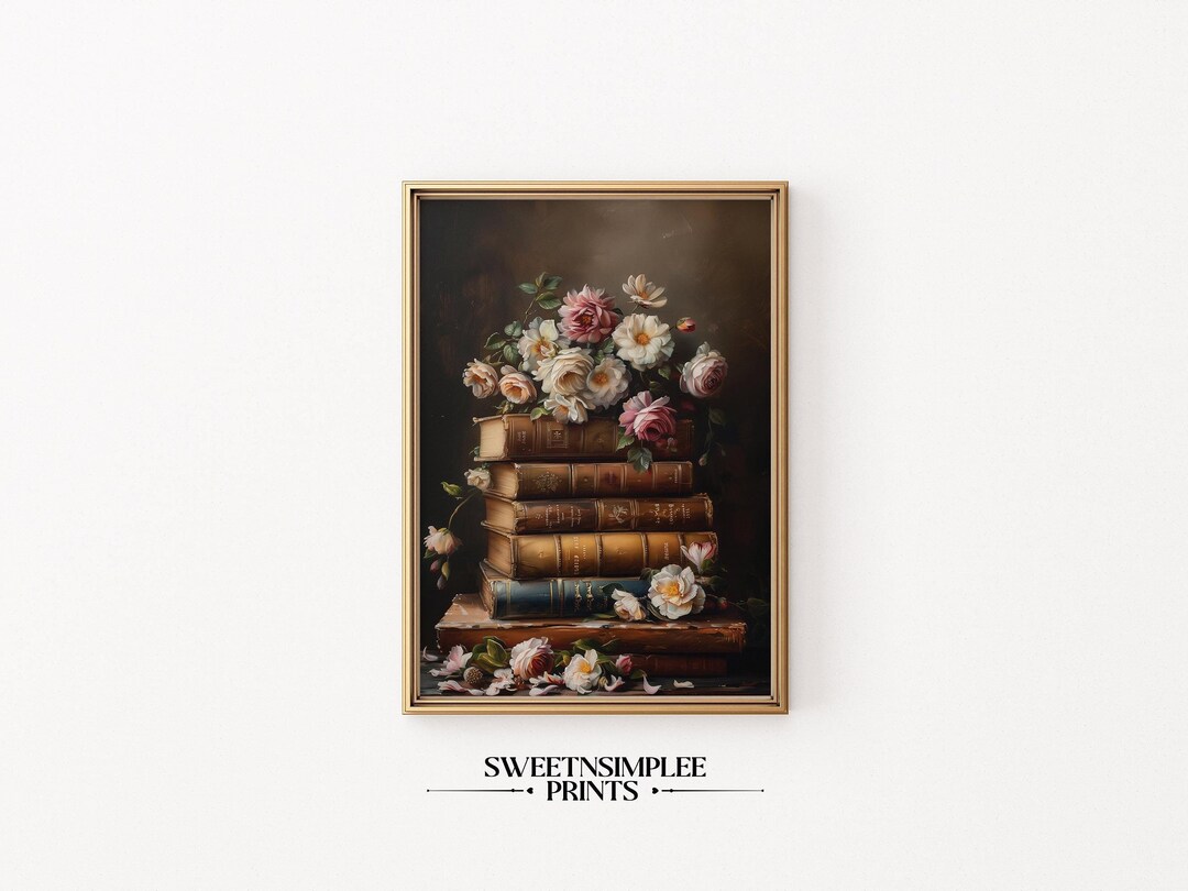 Spring Moody Wall Art Book Print Spring Print Spring Decor Dark ...
