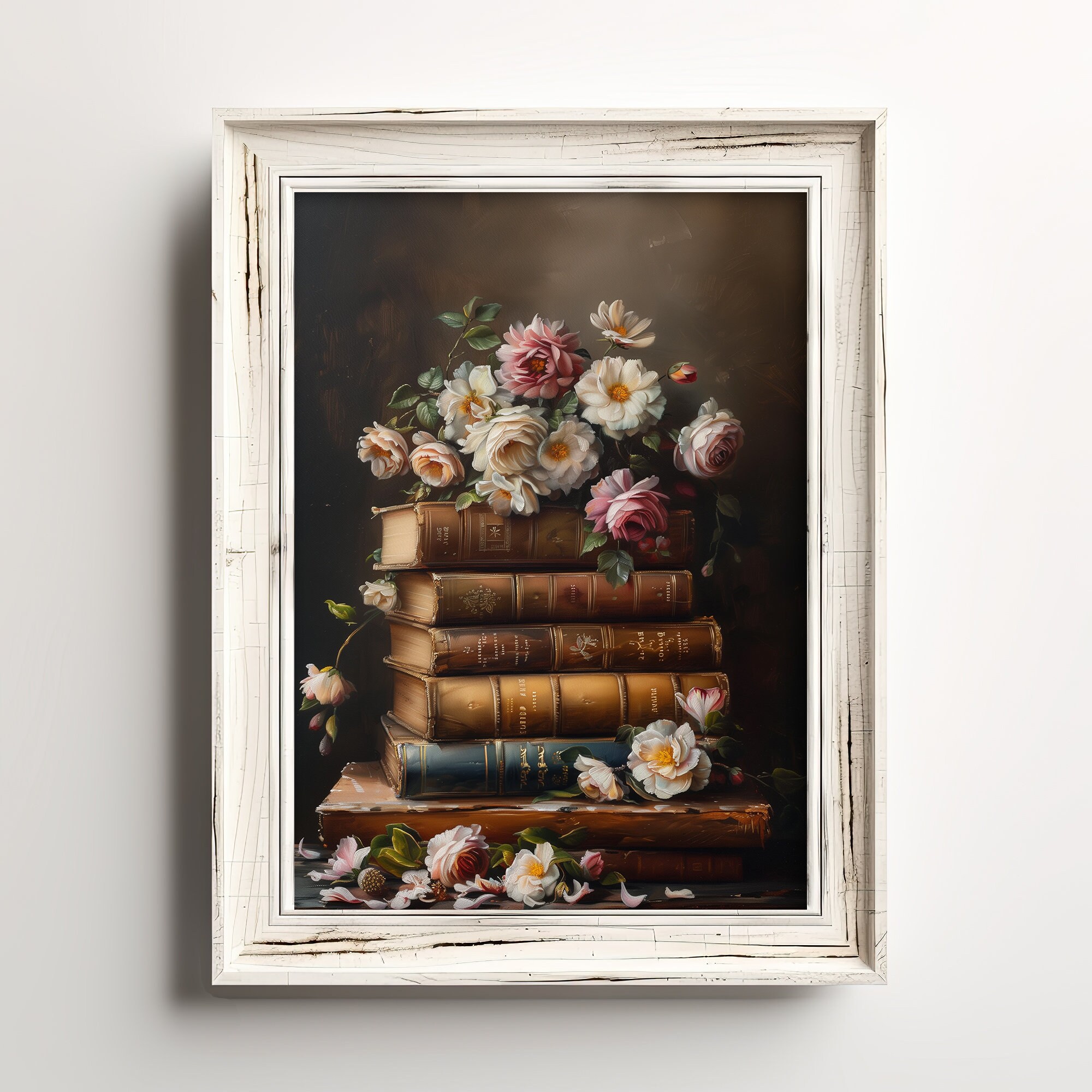Spring Moody Wall Art Book Print Spring Print Spring Decor Dark ...