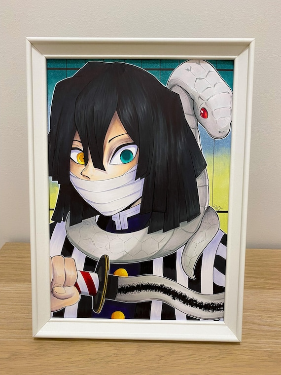 Lamina Kimetsu Iguro Art Print Size A4 and A5 / Poster Iguro - Etsy