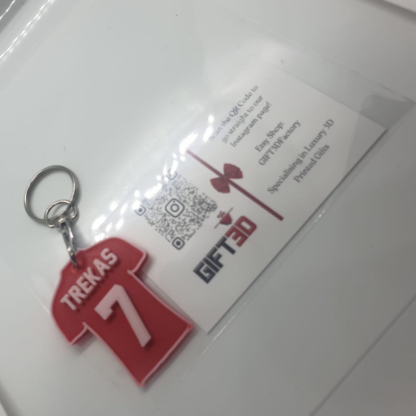 Football Shirt Keyrings 3D Printed personalised Your - Etsy