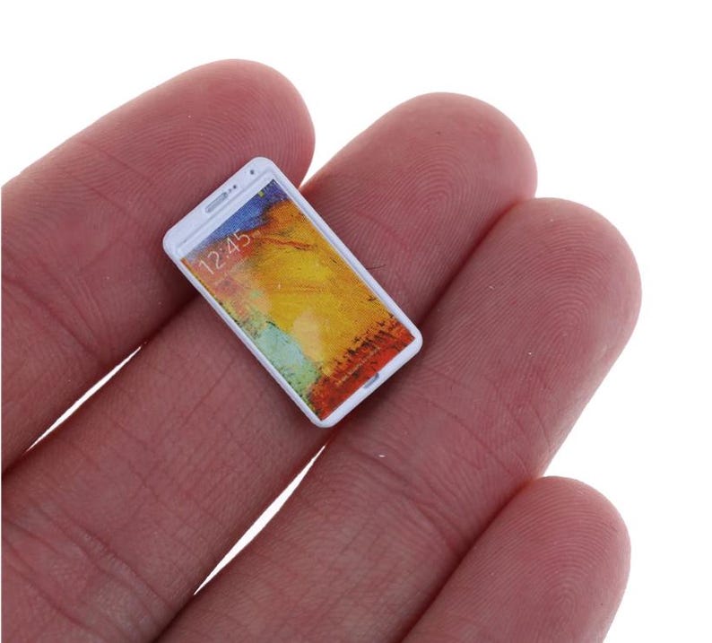 Dollhouse Miniature Cell Phone Mobile Phone in 4 Different Styles - Etsy