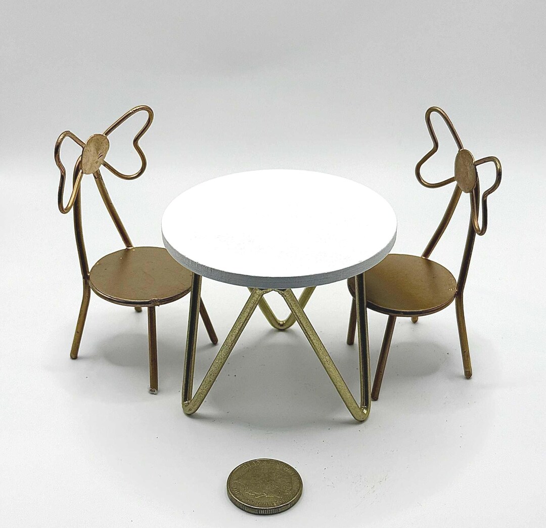 Dollhouse Miniature Mini Fancy Table Set - Etsy