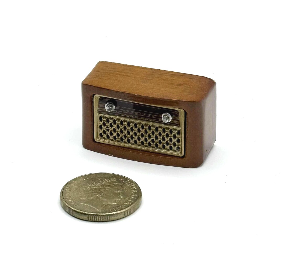 Mini Vintage Radio - Etsy