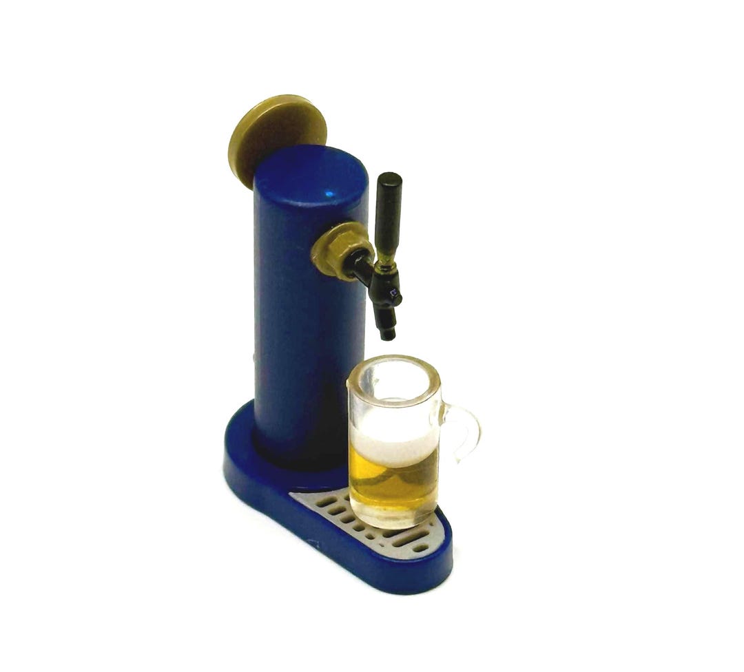 Dollhouse Miniature Mini Beer Tap With Beer - Etsy