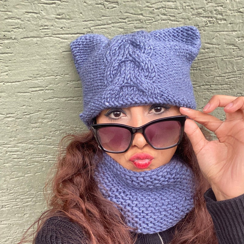 Cat Ear Beanie - Etsy