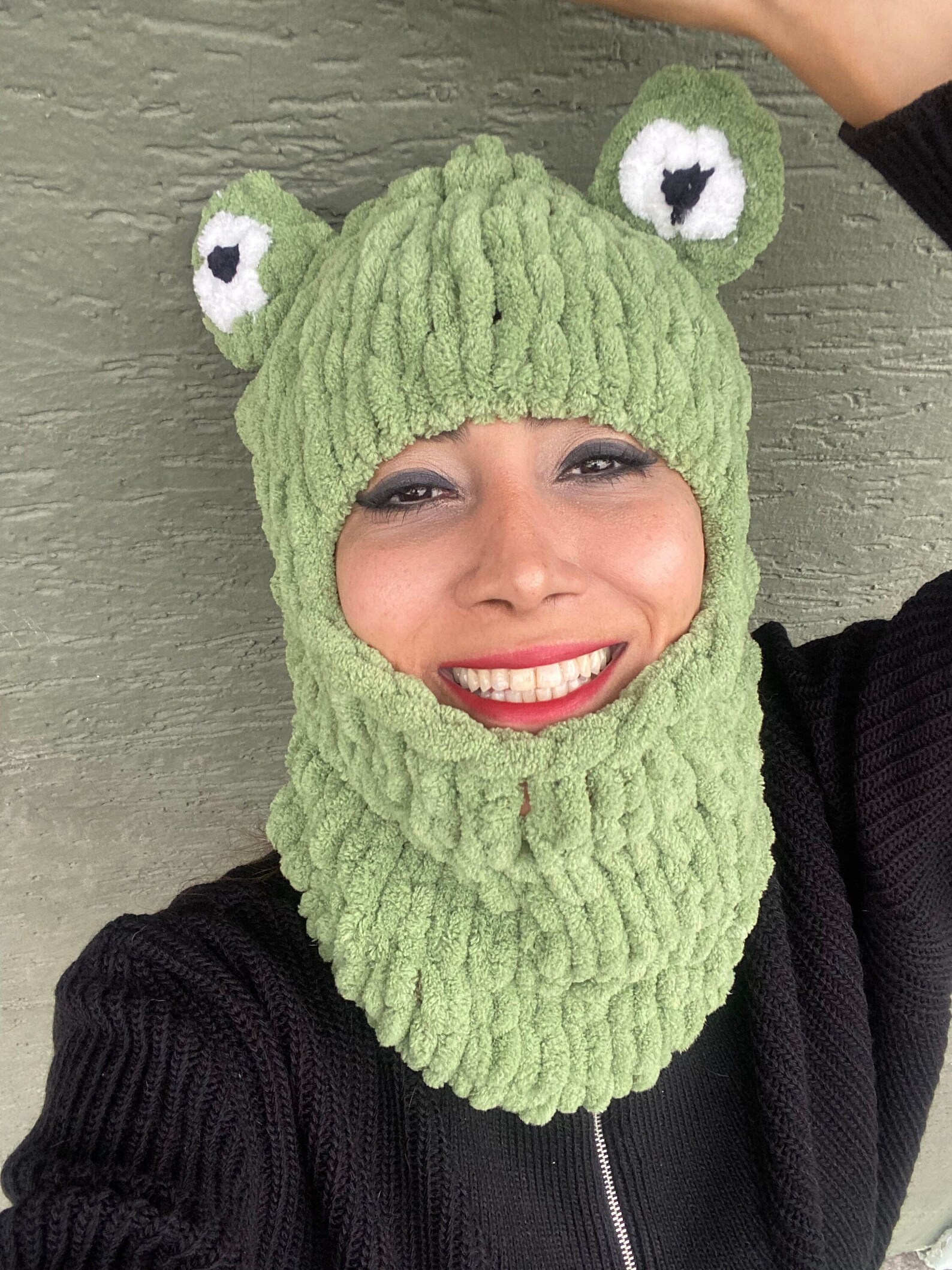 Frog Balaclava Balaclava With Ears Frog Hat Ears Ski Mask - Etsy