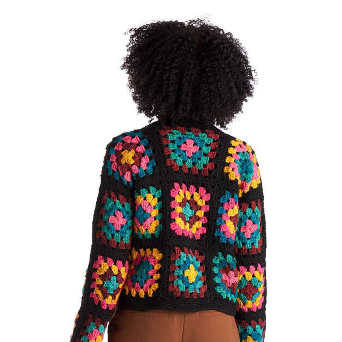 Granny Square Cardigan Afghan Jacket Granny Square Jacket - Etsy