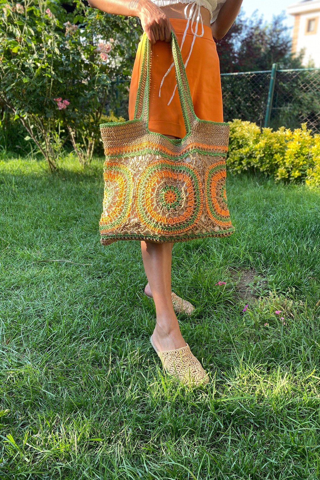 Crochet Rope Bag Tote Bag Maitresse Cute Tote Bag Crochet - Etsy