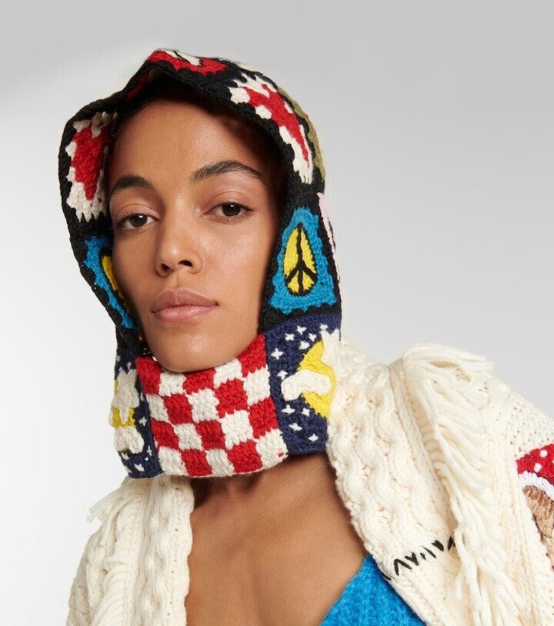 Knit Balaclava, Mushroom Hat, Balaclava, Crochet Balaclava, Granny ...