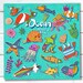 Ocean Clipart Set / Graphics Bundle / PNG Files / Stickers for Kid ...