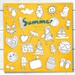 Summer Clipart Set / Graphics Bundle / PNG Files / Stickers / Digital ...