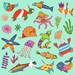 Ocean Clipart Set / Graphics Bundle / PNG Files / Stickers for Kid ...