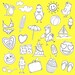 Summer Clipart Set / Graphics Bundle / PNG Files / Stickers / Digital ...