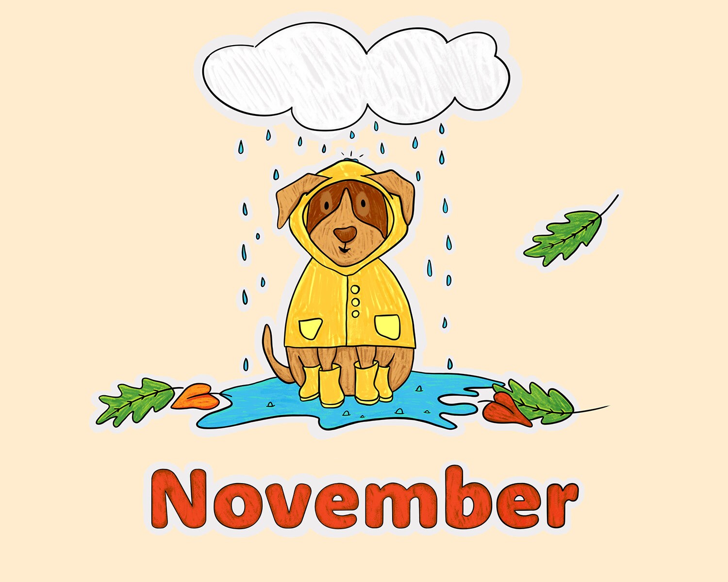 Month Clipart Set / Graphics Bundle / PNG Files / Stickers for Kid ...