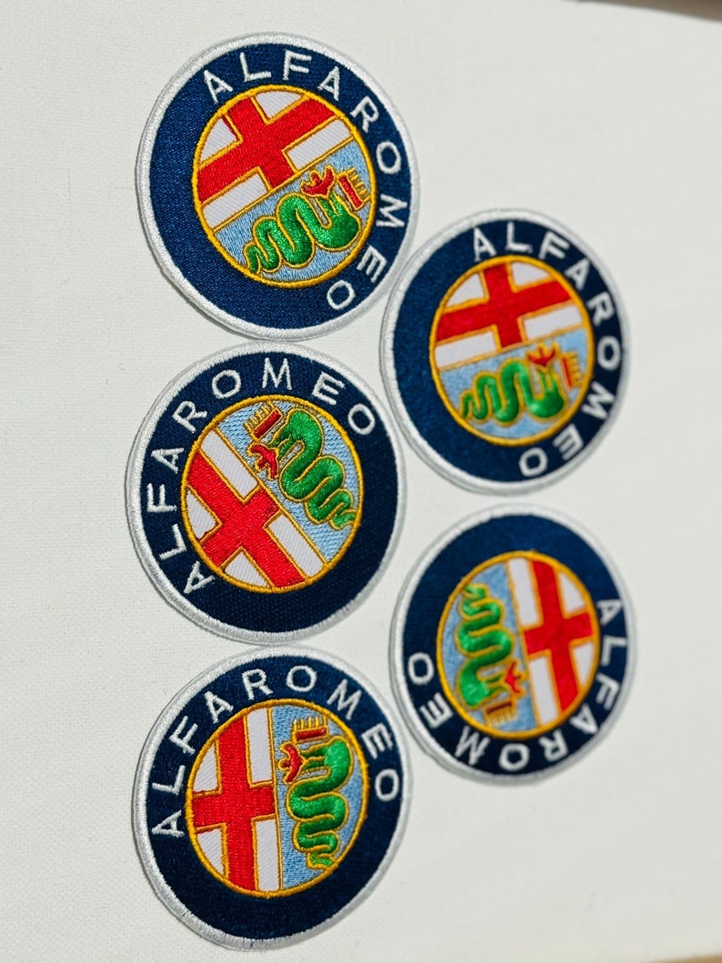 ALPHA ROMEO Car/motor Iron-on/sew-on Patch Logo, Embroidery Badges ...
