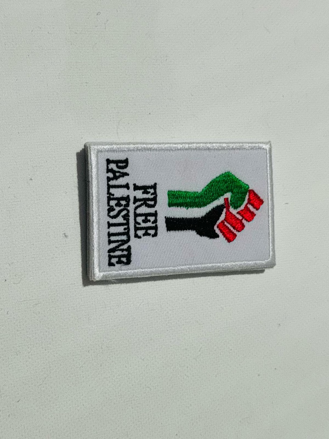 Free Palestine Flag Sew On/iron Embroidery Tactical Patch Military ...