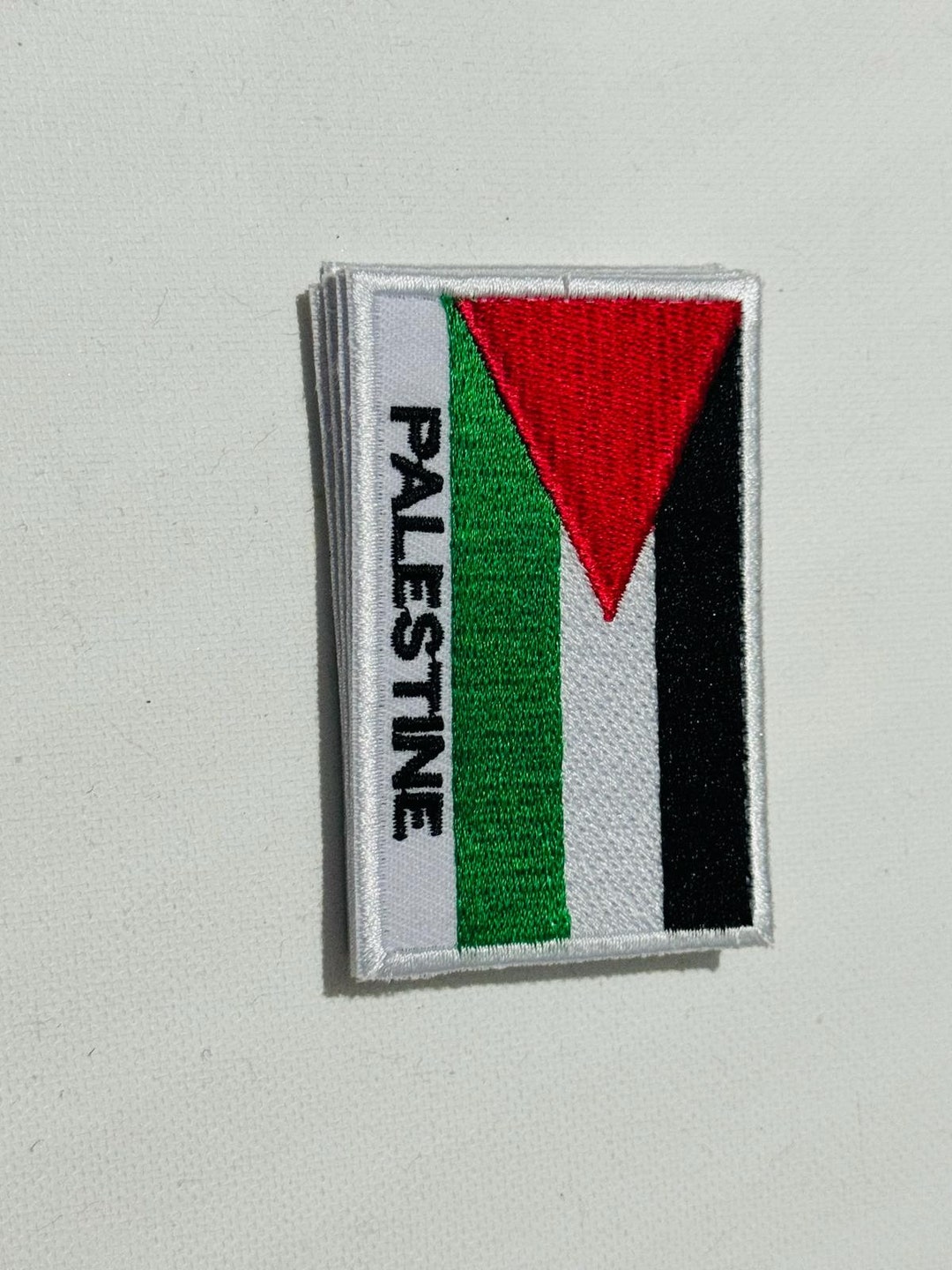 Free Palestine Flag Sew On/iron Embroidery Tactical Patch Military ...