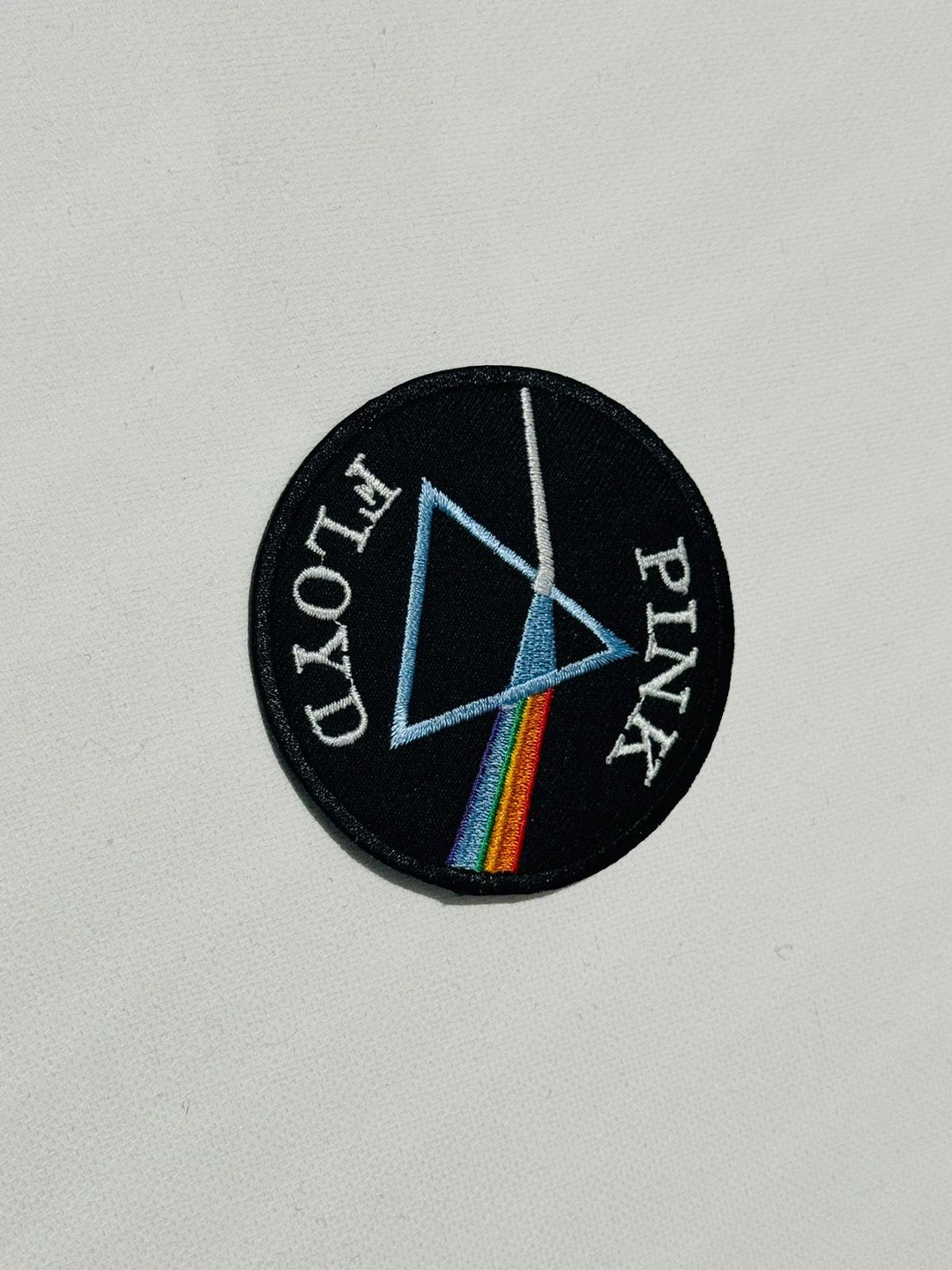 Pink Floyd Dark Side of the Moon Embroidered Patch Iron on Sew on Patch Badge, Honda Car Company ...