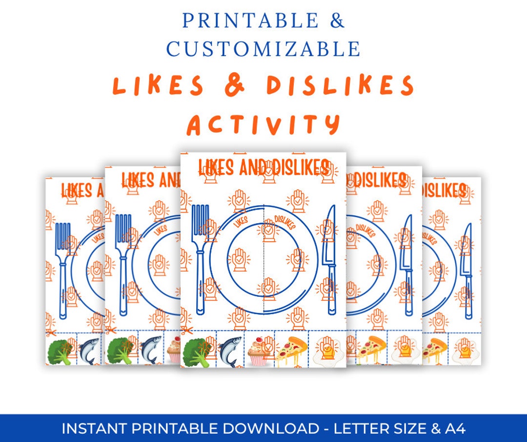 Kindergarten and First Grade Food Sorting Game Learn Likes & Dislikes ...