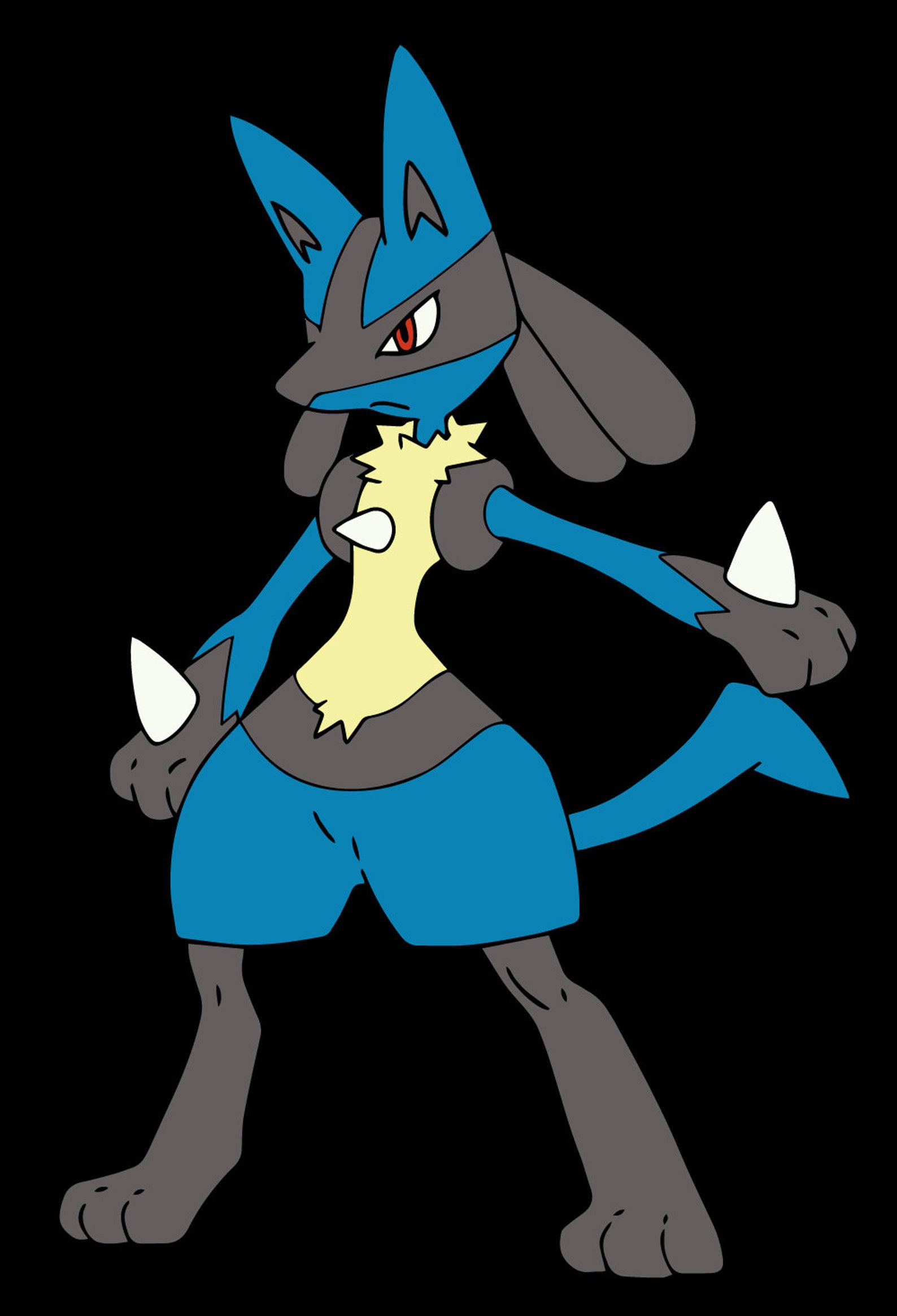Lucario Vektor Svg Eps Png Ai Umriss Cricut - Etsy Österreich