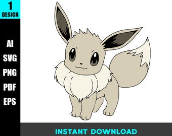 Eevee Outline - Etsy Australia