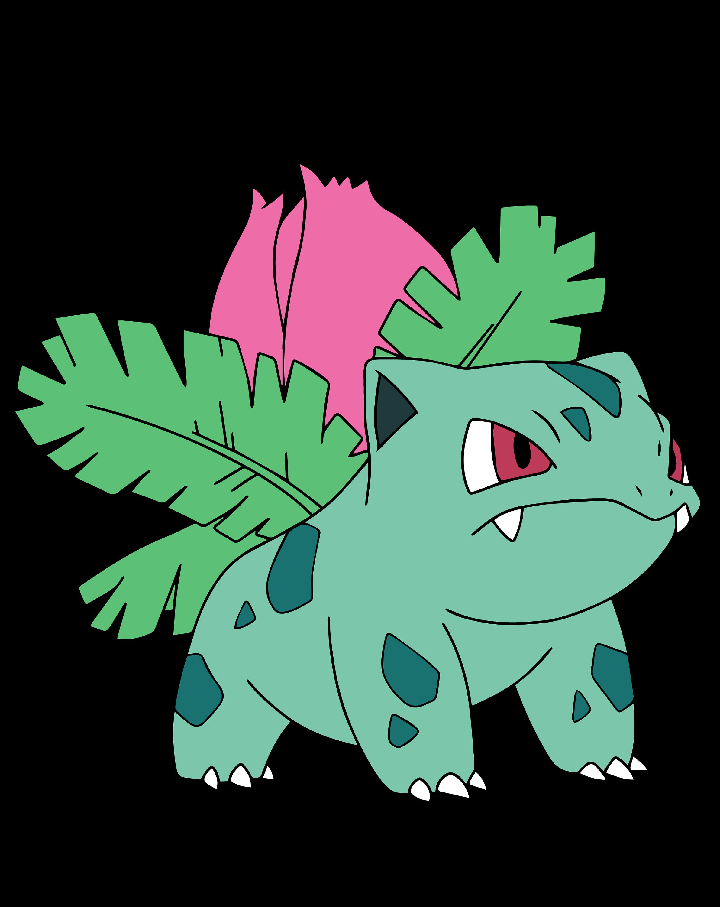 Ivysaur Vector Svg Eps Png Ai Outline Cricut - Etsy Finland