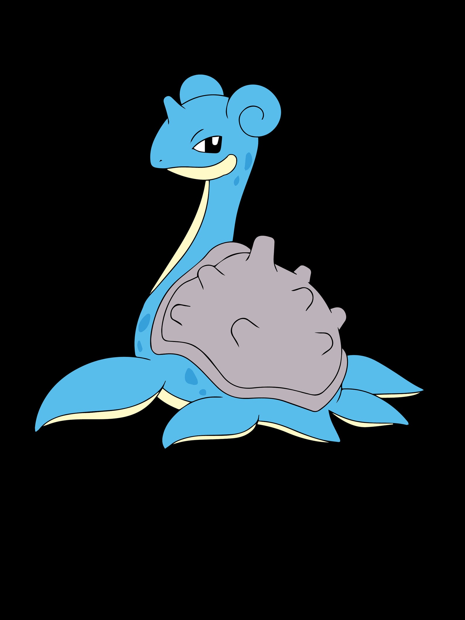 Lapras Vector Svg Eps Png Ai Outline Cricut - Etsy Australia