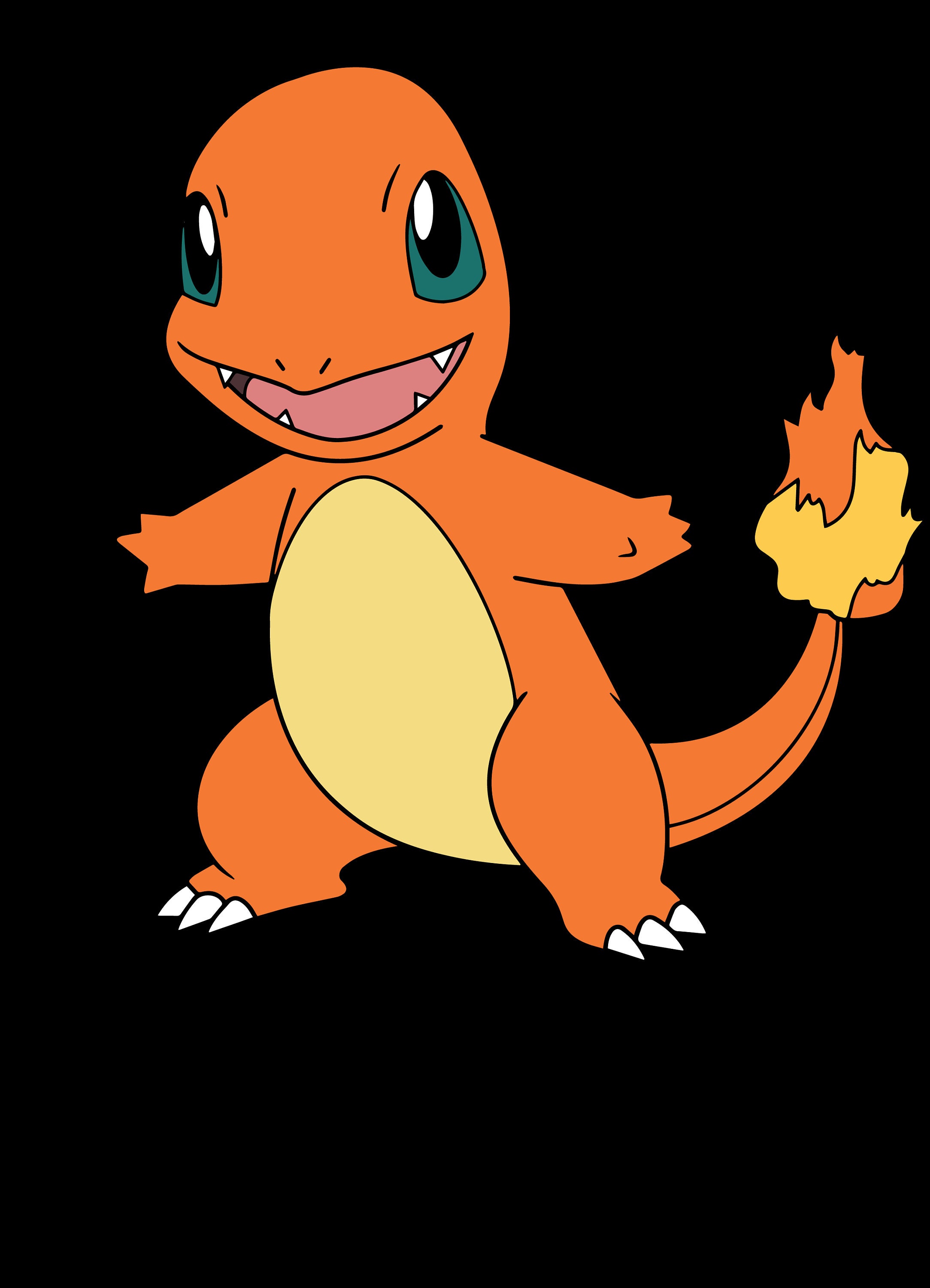 Charmander Vector Svg Eps Png Ai Outline Cricut - Etsy New Zealand