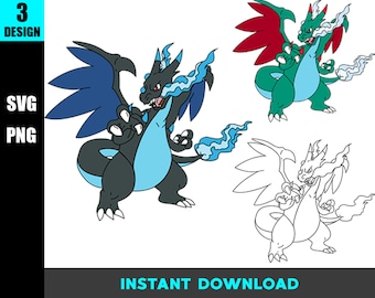 Mega Charizard - Etsy