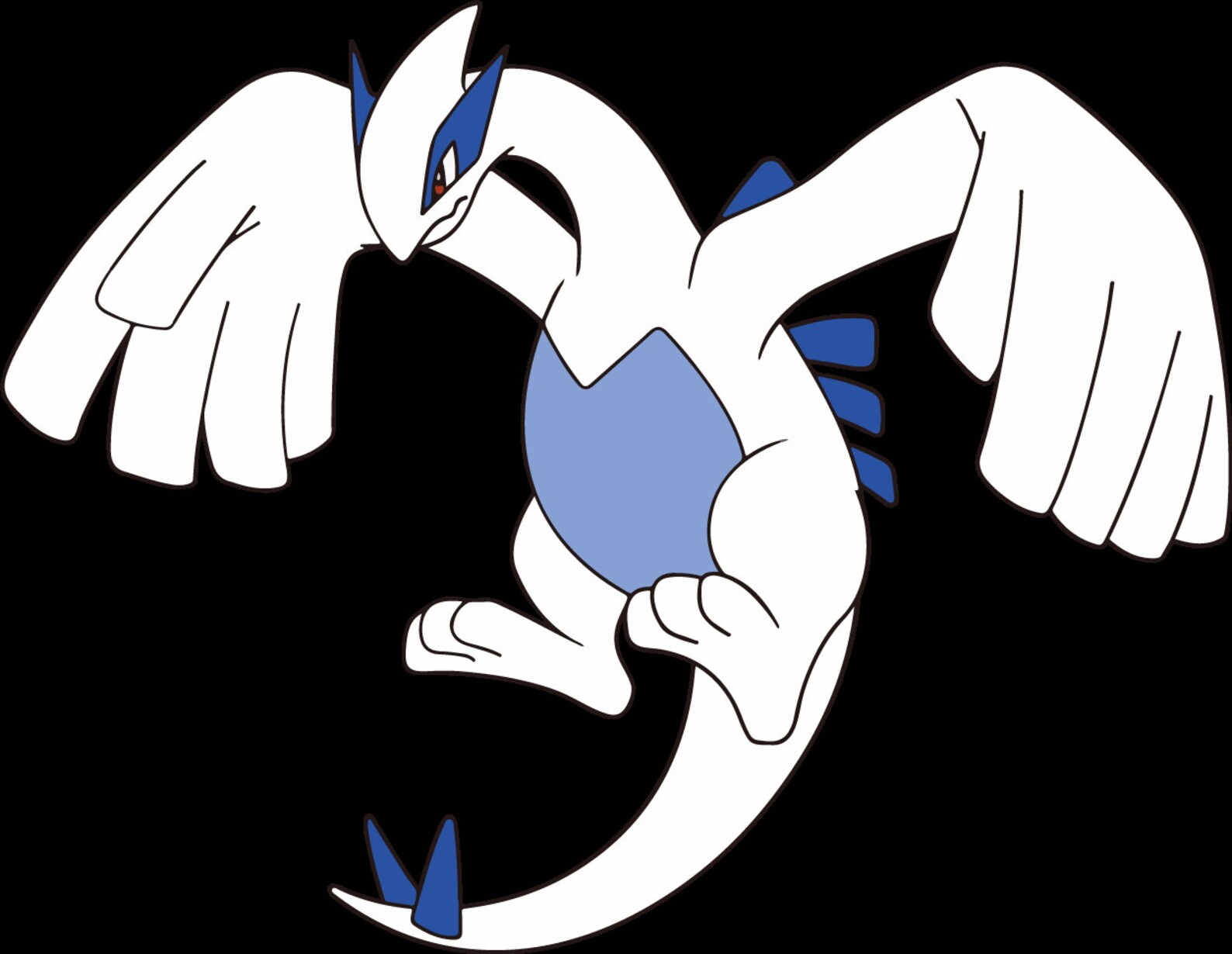 Lugia Vector Svg Eps Png Ai Outline Cricut - Etsy Denmark