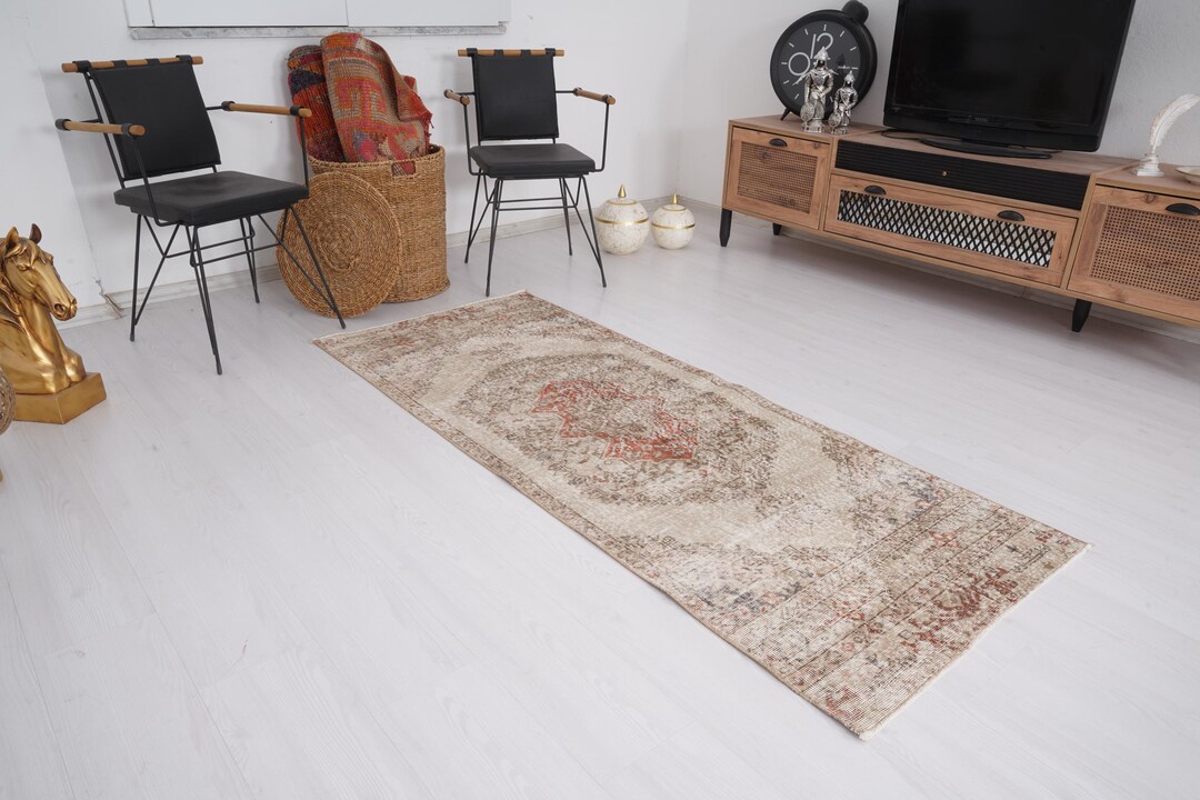 3x7 Rug, Handmade Area Rug, 3x7 Vintage Rug, Turkish Rug Runner ...