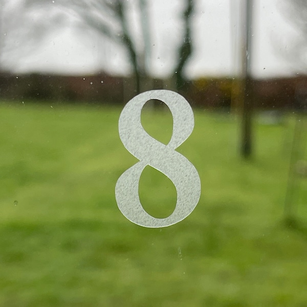 Vinyl House Numbers - Etsy