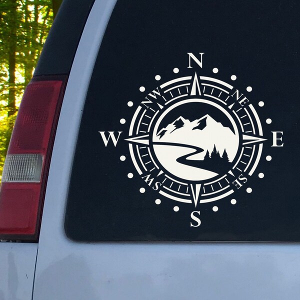 Compass Decal - Etsy
