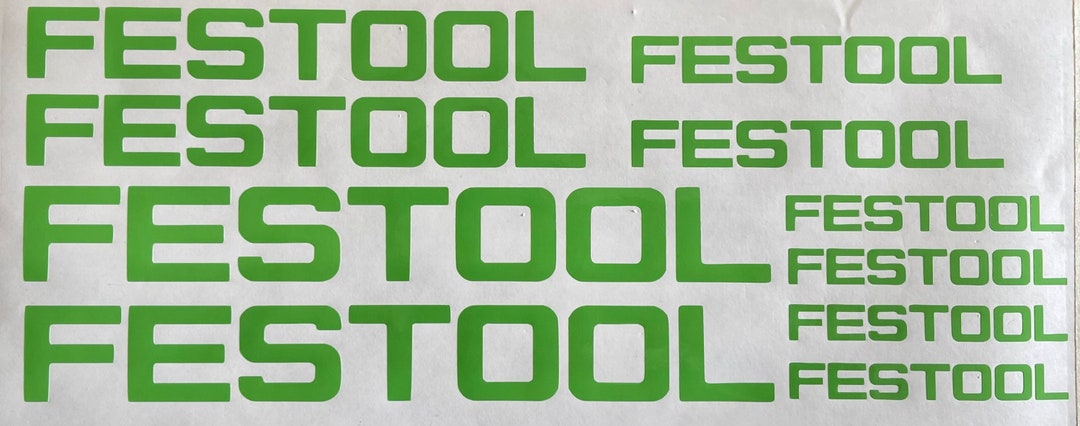 Festool Decal Sticker Set X 10 - Etsy