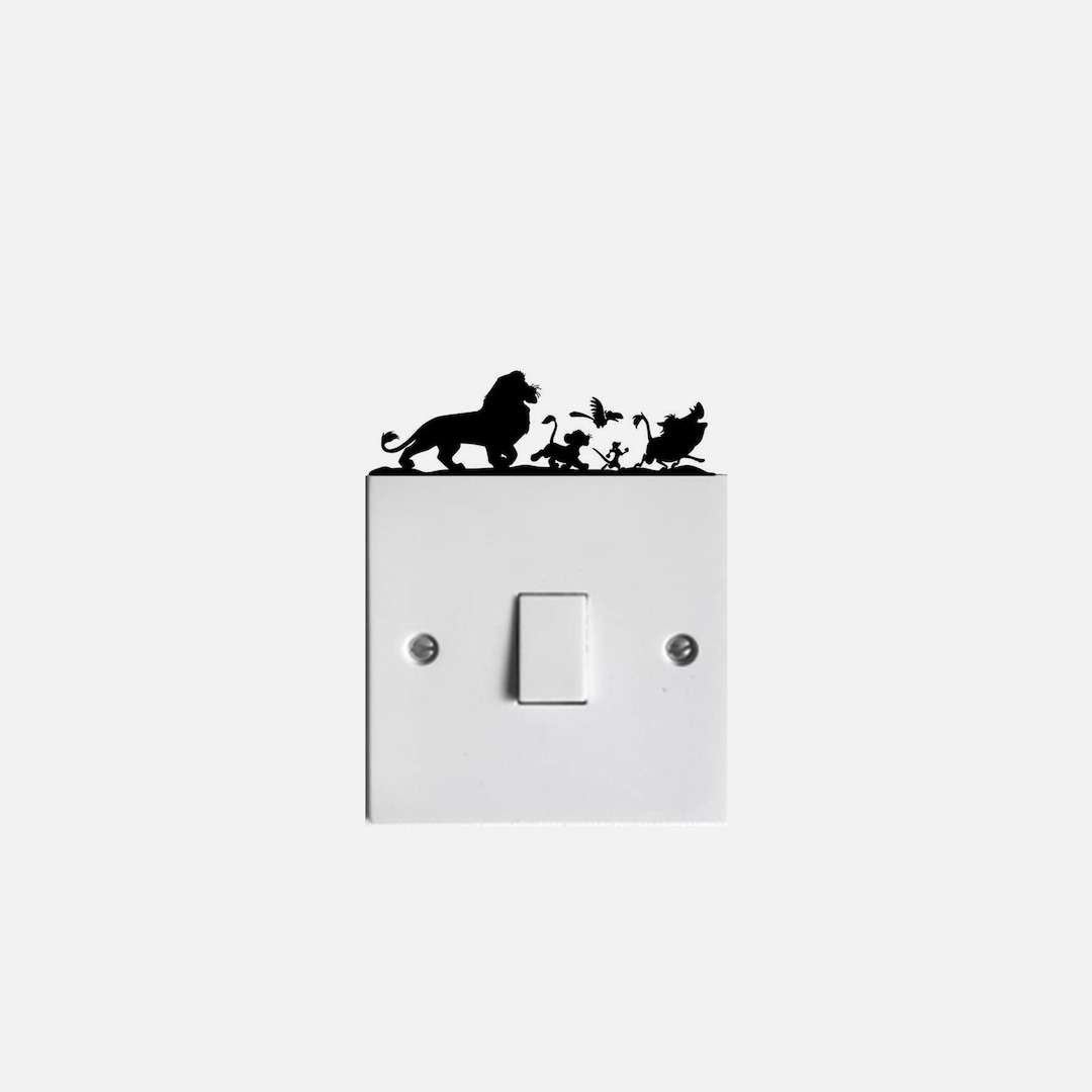 Lion King Light Switch Sticker/decal | Boys Room |girls Room |choice of ...