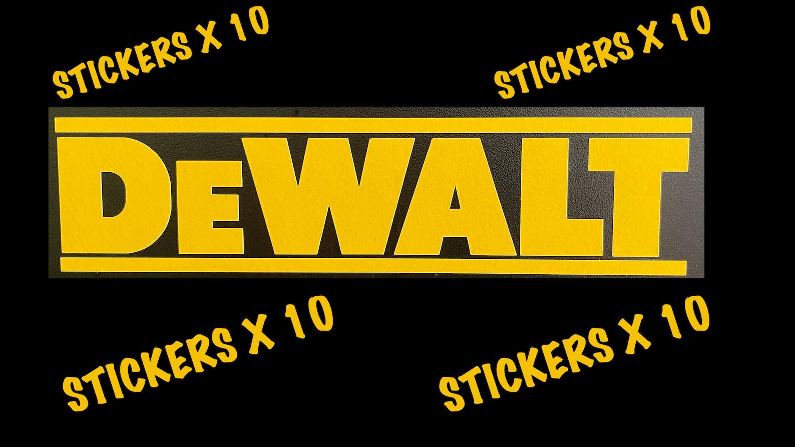 Dewalt Decals Stickers Set X 10 - Etsy