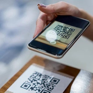 QR Code Vinyl Decal | Window Sticker | Business Decal | Customisable - Etsy