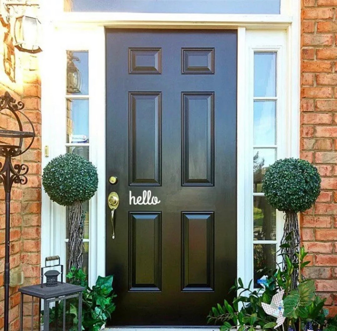 Hello Goodbye Door Sticker Set X 3 - Etsy