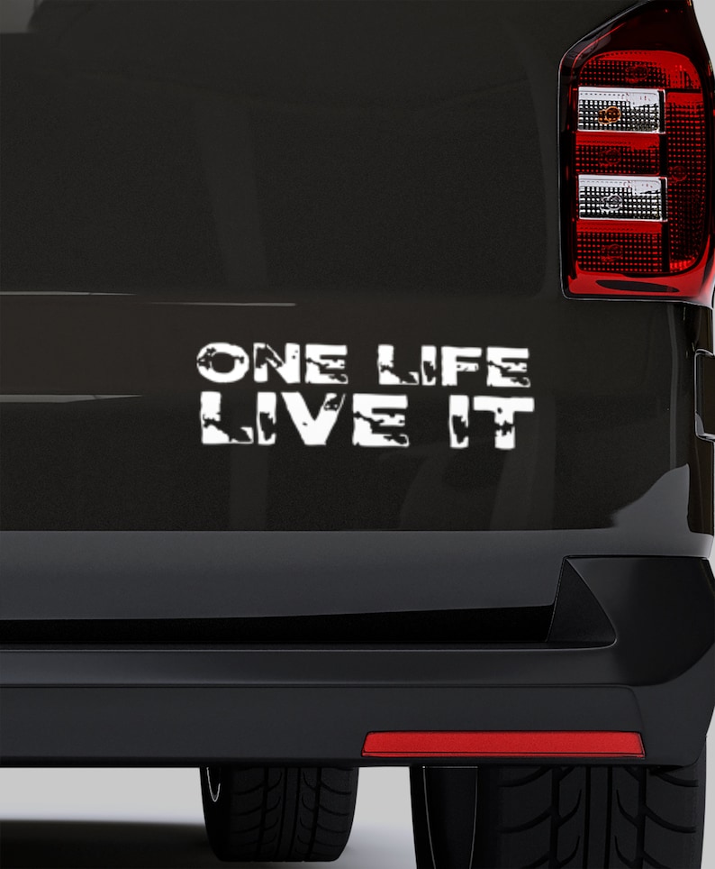 One Life Live It Decal Sticker Campervan Offroad SUV 4x4 - Etsy