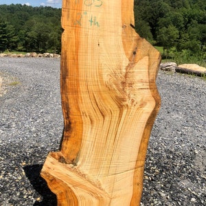 Eastern White Pine Live Edge Wood Slab 58” X 13-23” X 2" Thick, #83 - Etsy