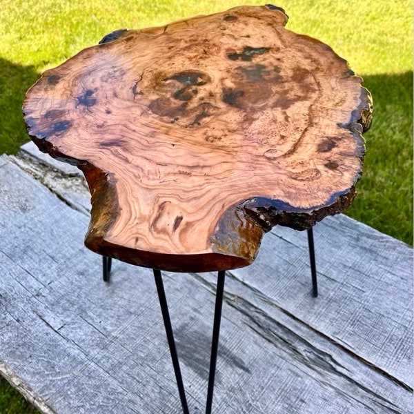 Burl Wood Table - Etsy