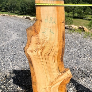 Eastern White Pine Live Edge Wood Slab 58” X 16-24” X 2" Thick, #82 - Etsy