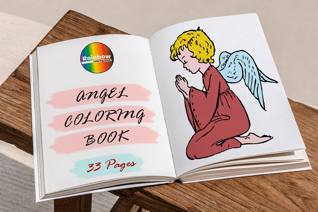 Angel Coloring Book Pages Printable Angel Coloring Sheets for Kids ...