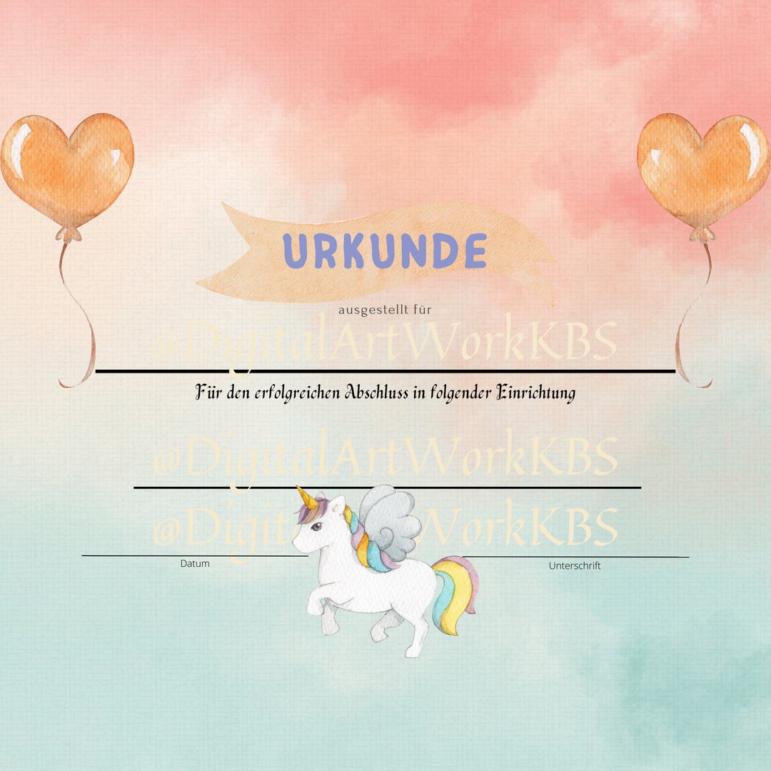 Kindergarten Certificate for Children, Daycare, Certificate With ...