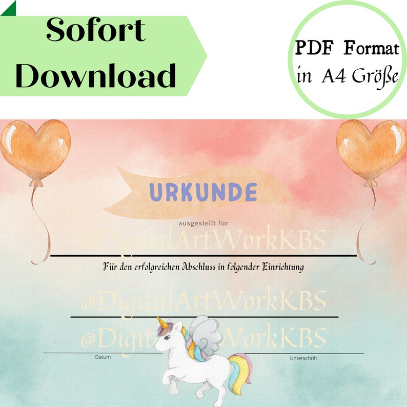 Kindergarten Certificate for Children, Daycare, Certificate With ...