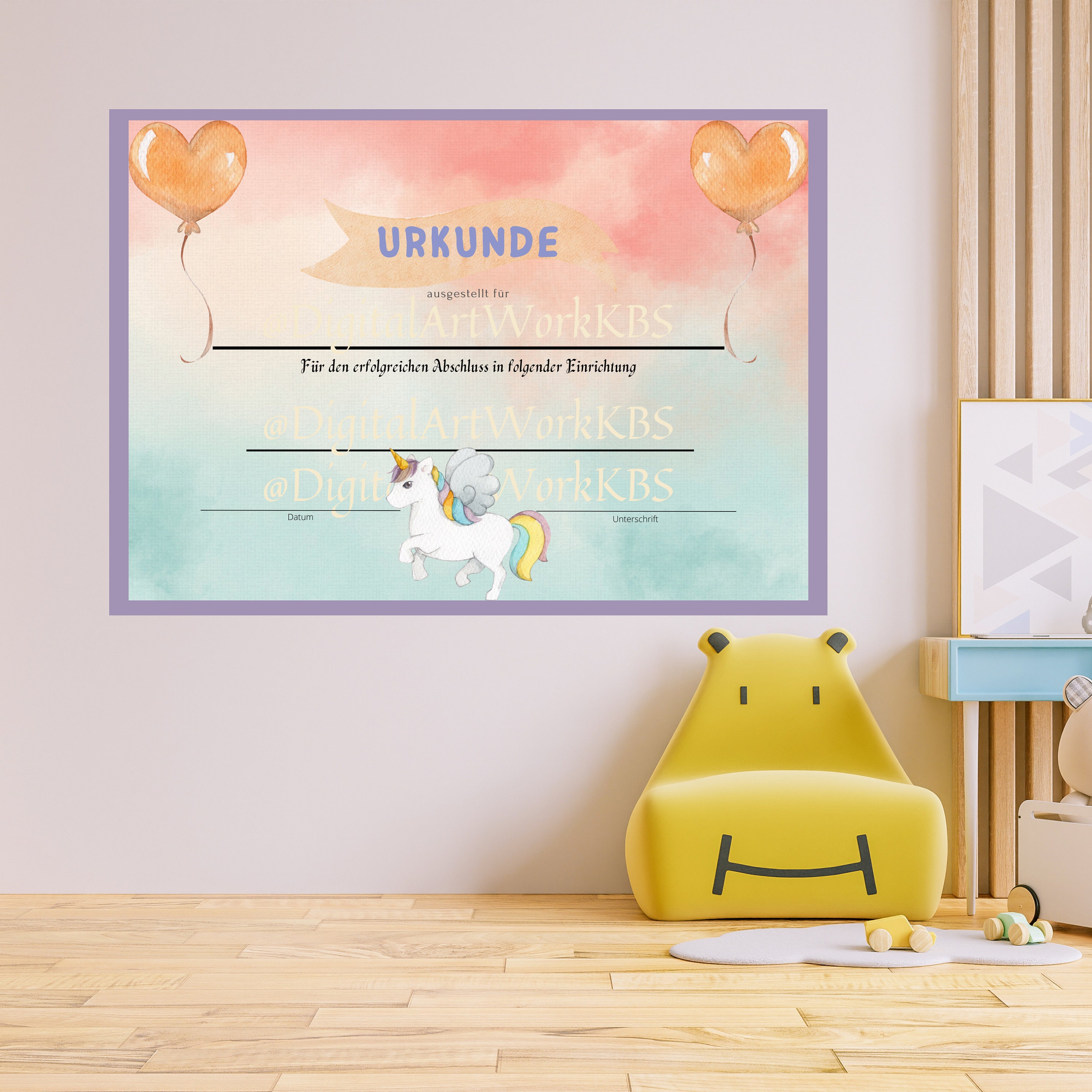 Kindergarten Certificate for Children, Daycare, Certificate With ...