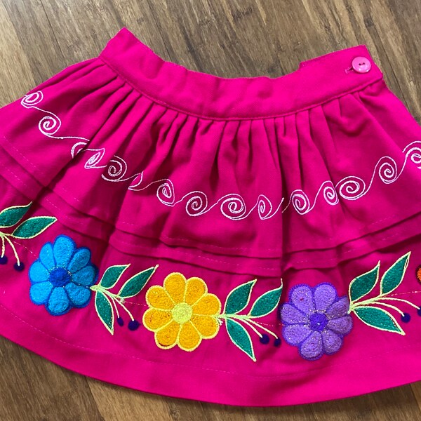 Pollera Skirt Girls - Etsy